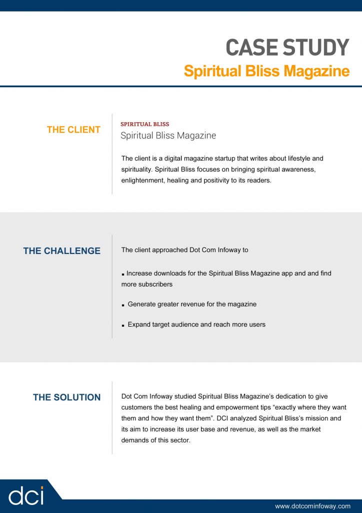 Digital Marketing Case Studies, App Marketing Case Studies, Web Development Case Studies - Dot ...