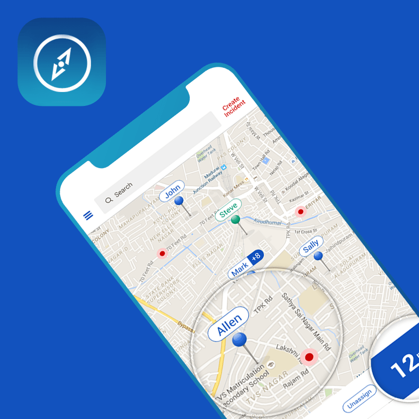 Location Based Mobile App Development Portfolio, News Crew Tracker App ...