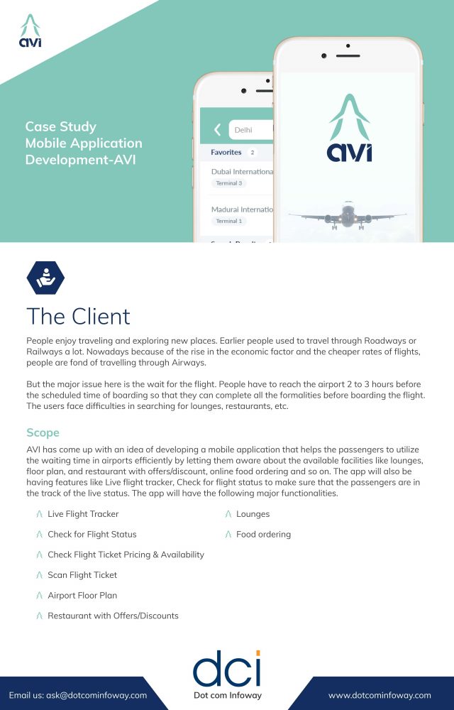 AVI - Case Study Mobile Application Development - Dot Com Infoway