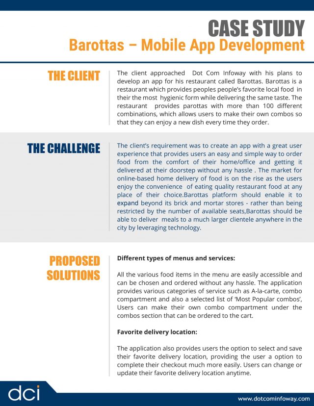 Barottas – Mobile App Development Case Study - Dot Com Infoway