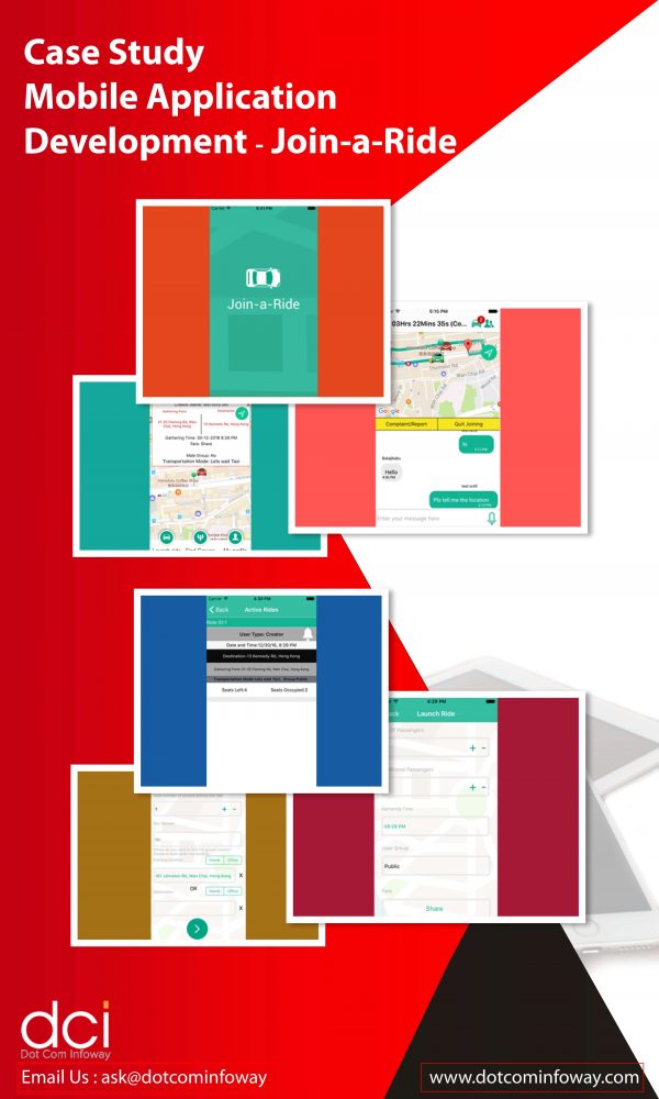 Join-a-Ride - Mobile Application Development Case Study - Dot Com Infoway