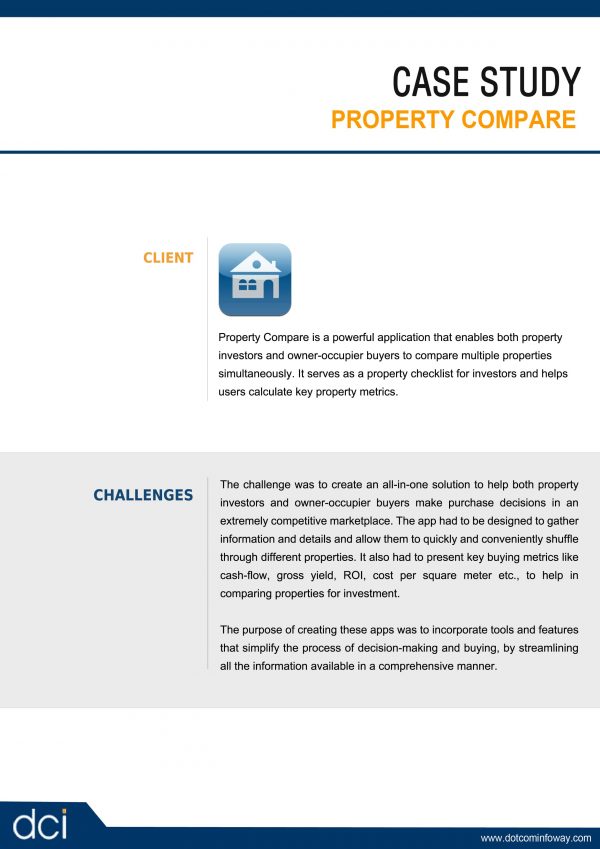 iPhone Application Development Case Study 02 - Property Compare
