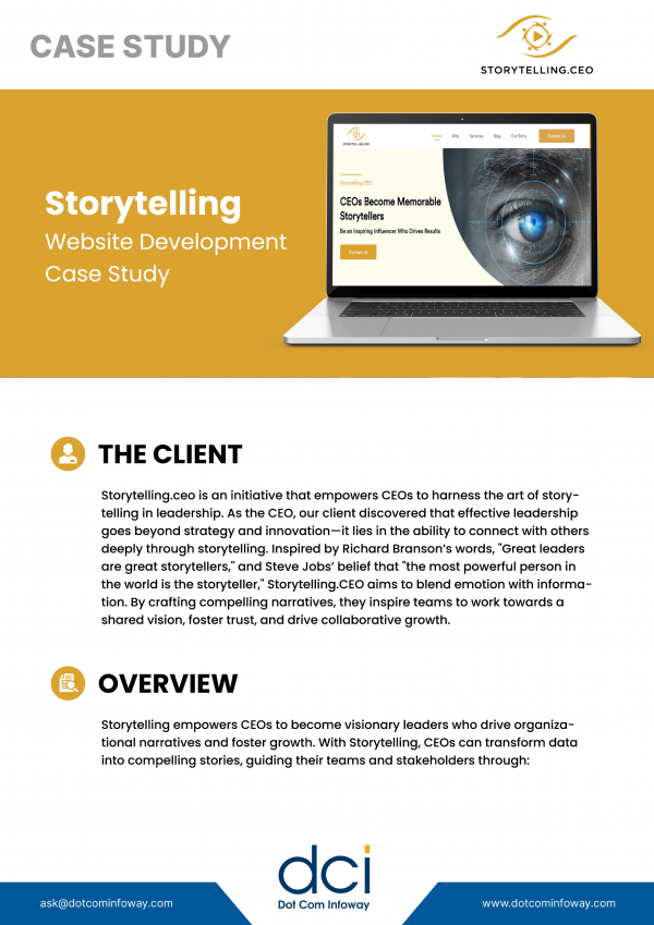Storytelling - Dot Com Infoway
