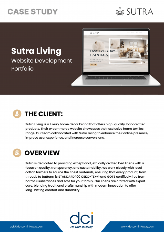 Sutra Living - Dot Com Infoway
